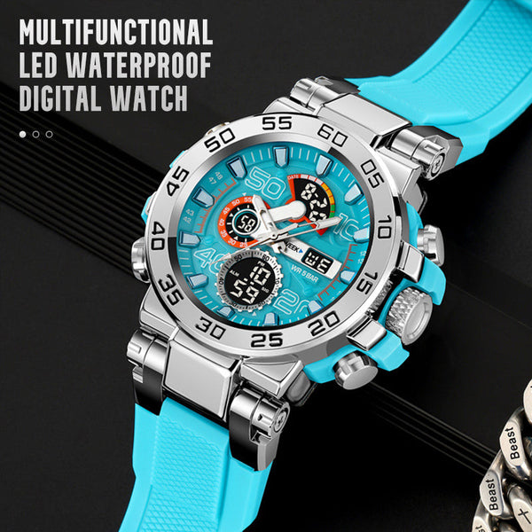 Multifunctional LED Waterproof Digital Watch – meteor1776